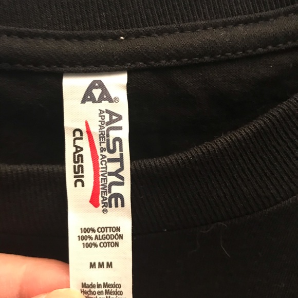 Alstyle | Tops | Custom Made Rhinestone Embellished Tshirt New | Poshmark